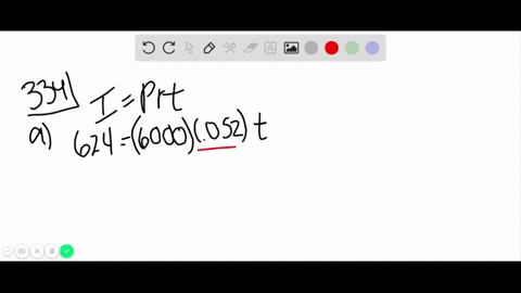 SOLVED:In the following exercises, use the formula I= Prt. Solve for ...
