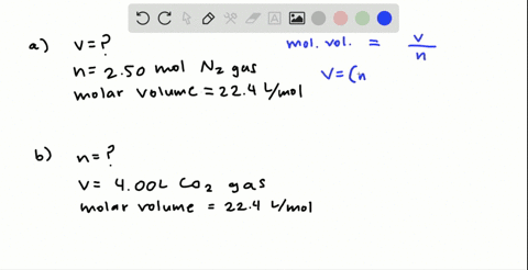 SOLVED:Use molar volume to calculate each of the following at STP: a. the volume, in liters ...