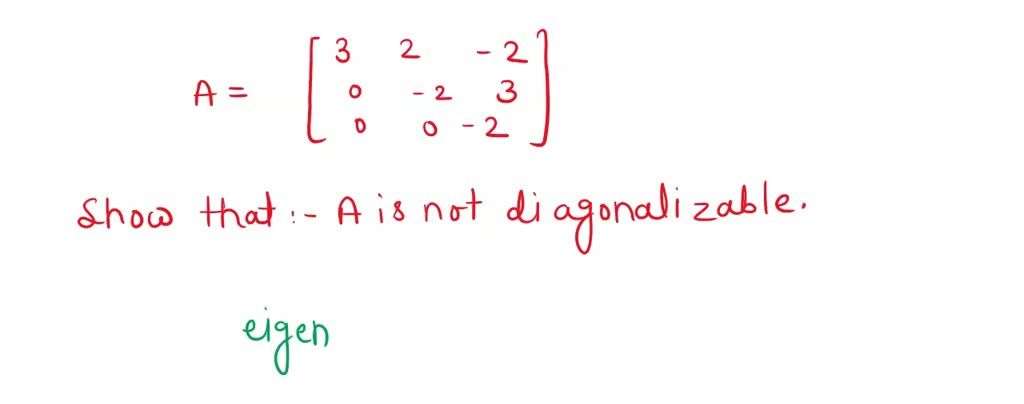 SOLVED:This exercise explores whether some matrices in Exercise 3 are ...