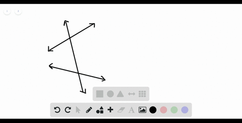 SOLVED:MATHEMATICAL CONNECTIONSO lines are cut by a transversal. Is it possible for all eight ...