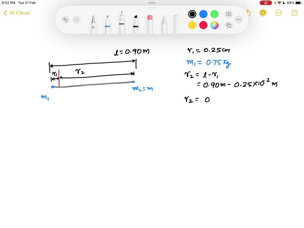 SOLVED:A lightweight wooden stick balances when it is suspended from a ...