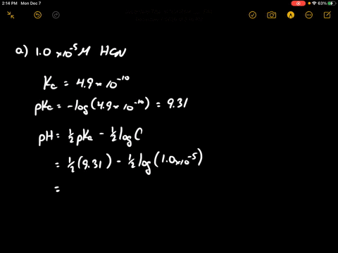 SOLVED:Use material balance and an electroneutrality condition (charge ...