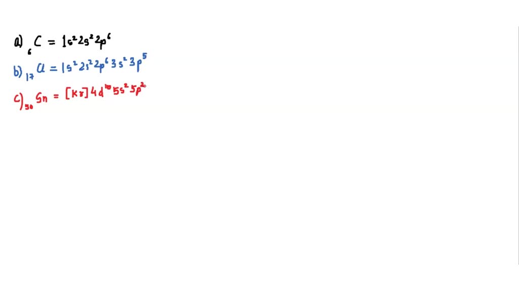 Write the correct ground-state electron configuration, in shorthand ...