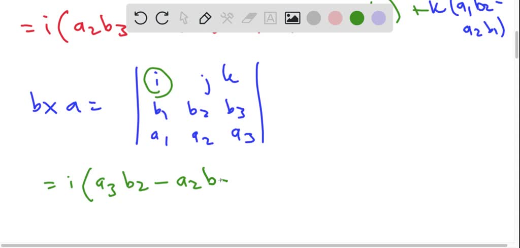 ⏩SOLVED:Prove the specified property of cross products (Theorem 11 ...