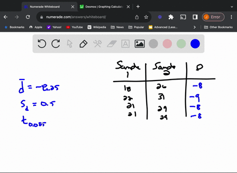 SOLVED: Using the sample paired data in Exercise 1 , construct a 95 % confidence interval for ...