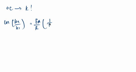SOLVED:Calculate the activation energy for a reaction in which the rate ...
