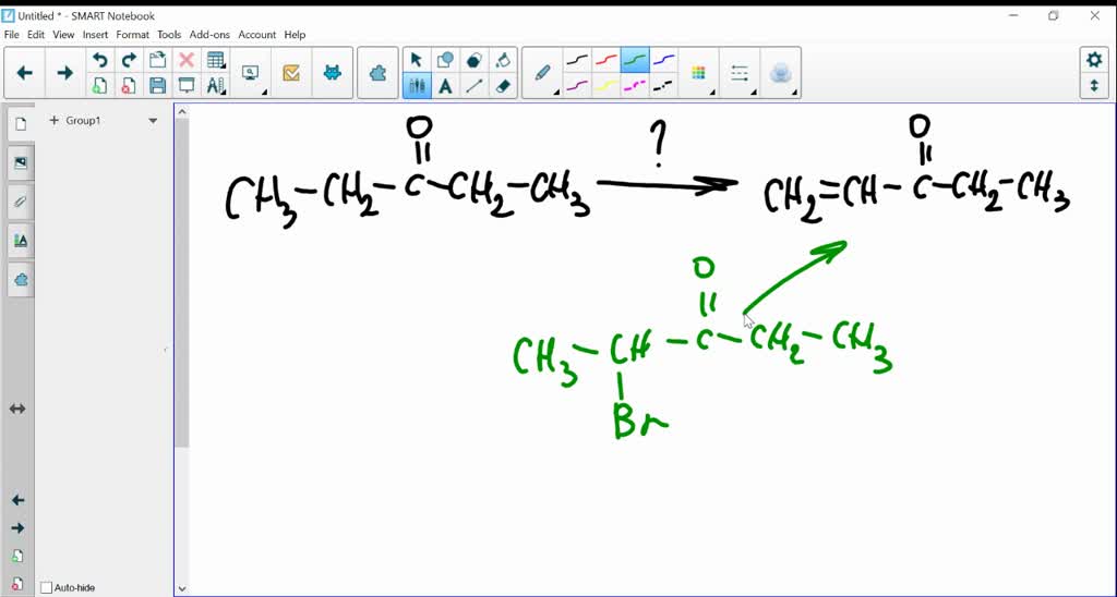 SOLVED:Show how you might prepare 1 -penten-3-one from 3 -pentanone.