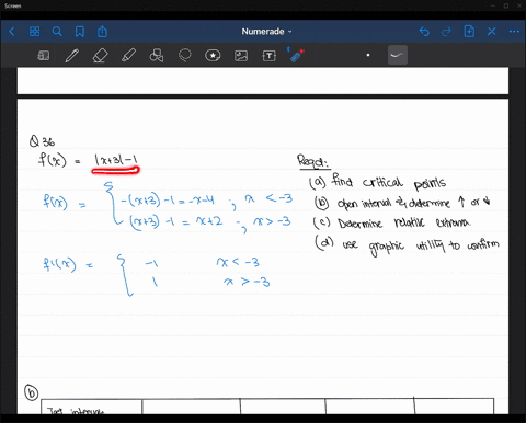SOLVED:(a) find the critical numbers of f (if any), (b) find the open interval(s) on which the ...