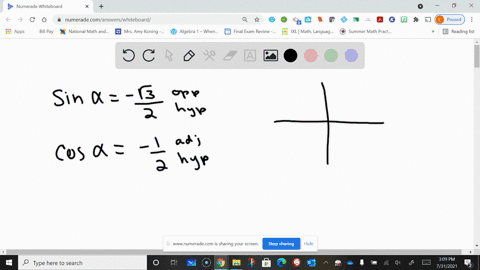 SOLVED: Find the angle αthat satisfies each equation, where 0^∘ ≤α≤90^∘ ...