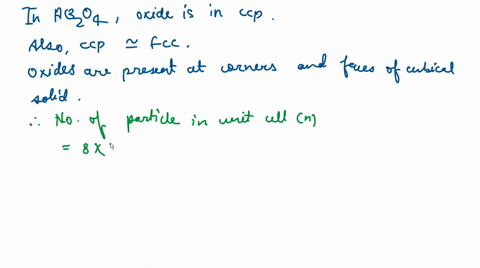 SOLVED:The crystalline structure of a solid is CCP for 'X' atoms. If 'Y ...