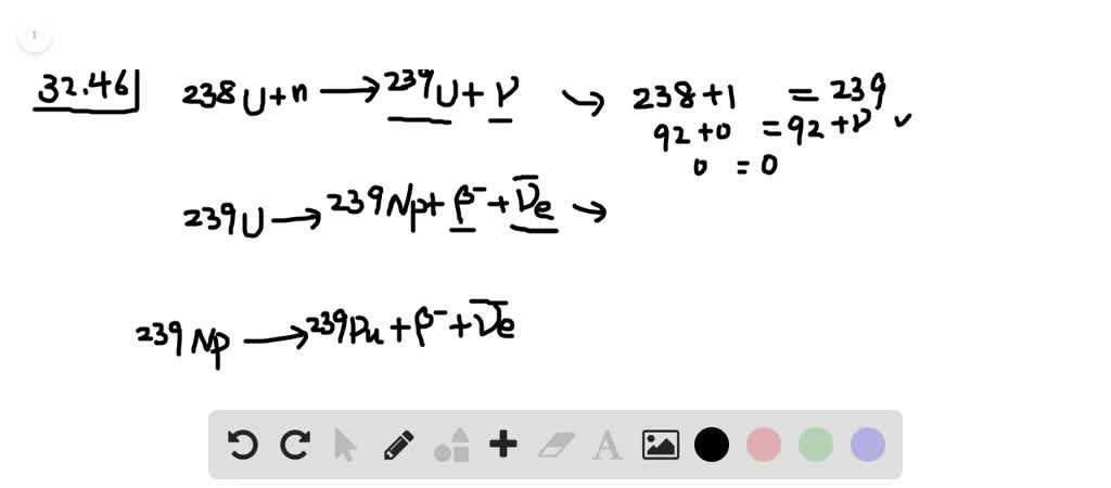 SOLVED:Confirm that each of the reactions listed for plutonium breeding ...