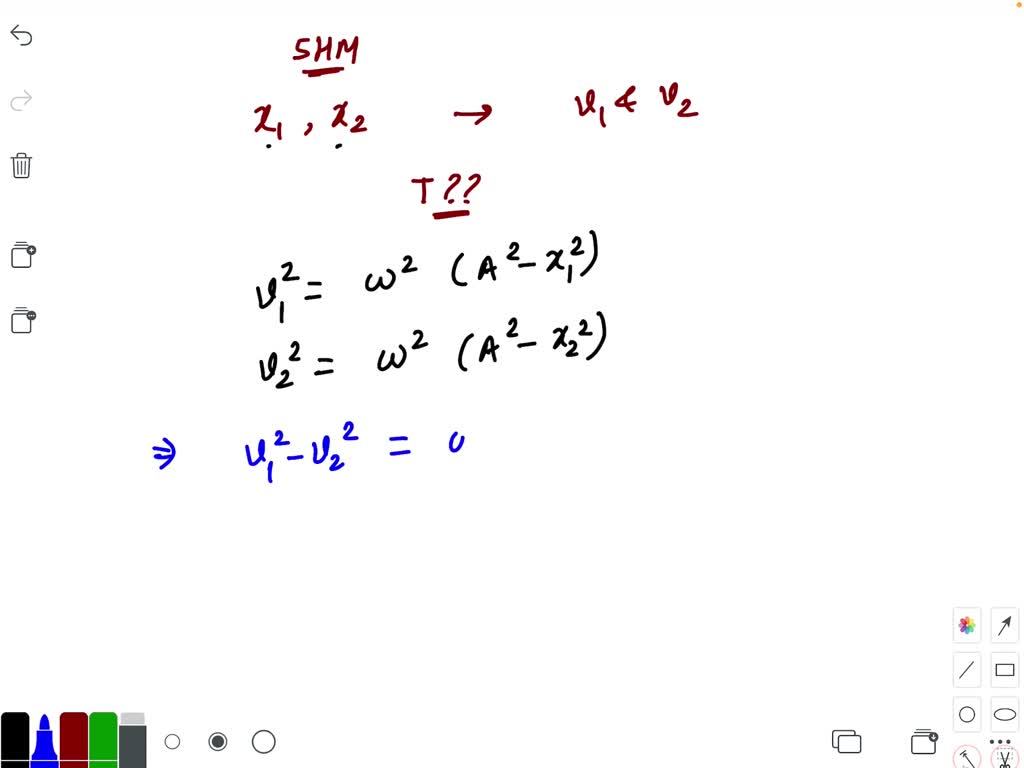 SOLVED A Particle Is Executing SHM Along A Straight Line Its solved-a-particle-is-executing-shm-along-a-straight-line-its