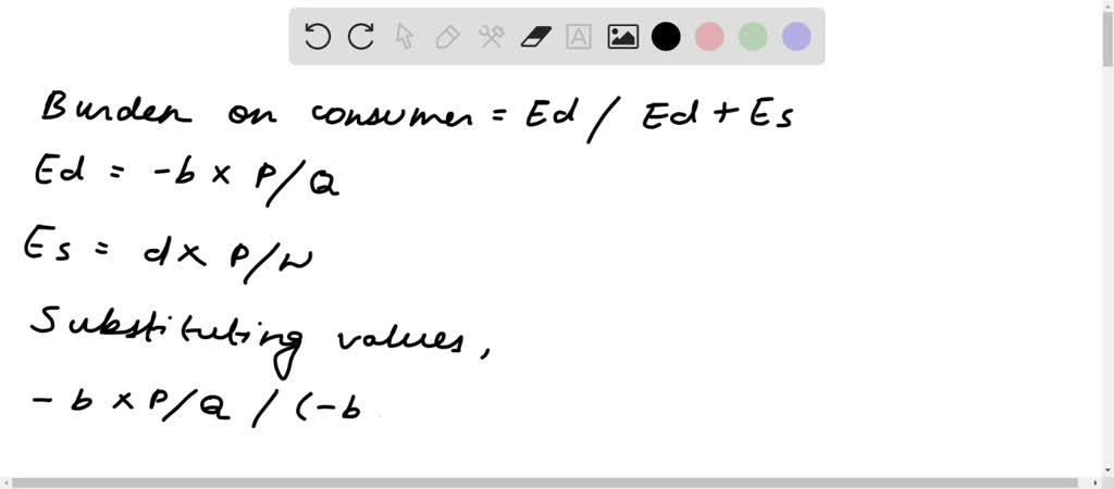 SOLVED: If the inverse demand function is p=a-b Q and the inverse ...