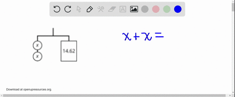SOLVED:a. Write an equation to represent the hanger. b. Explain how to ...