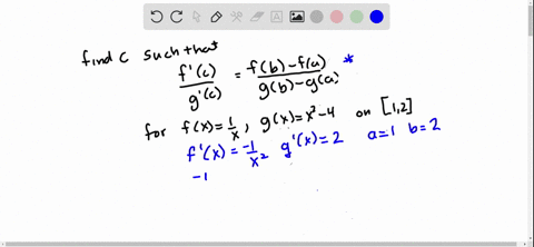 ⏩SOLVED:Apply the Extended Mean Value Theorem to the functions f and… | Numerade