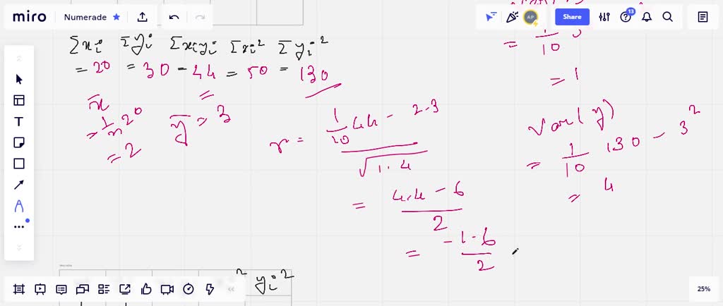 SOLVED: Compute the sample correlation coefficient for each of the following data sets and show ...