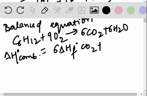 SOLVED: Enthalpy of Combustion Find the enthalpy of combustion of cyclohexane from enthalpy of ...