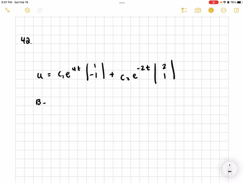 ⏩SOLVED:Find a solution x(t), y(t) of the first system that gets… | Numerade