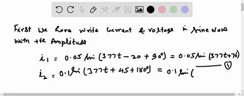 SOLVED:Calculate the current in the capacitor shown in Fig. P 8.6 if the voltage input is (a) v1 ...