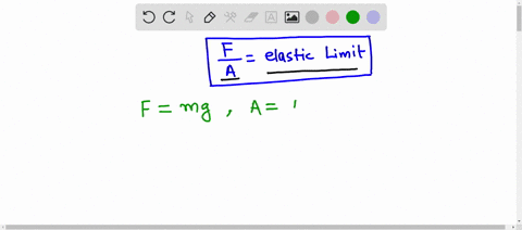 SOLVED:If the elastic limit of steel is 5.0 ×10^8 Pa, determine the ...