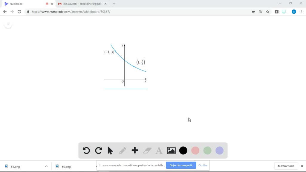 SOLVED 21 22 Find The Exponential Function F x C B x Whose Graph Is Given 
