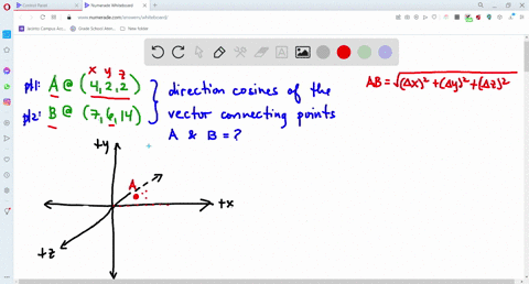 SOLVED:Find a unit vector in the direction from the first point to the ...
