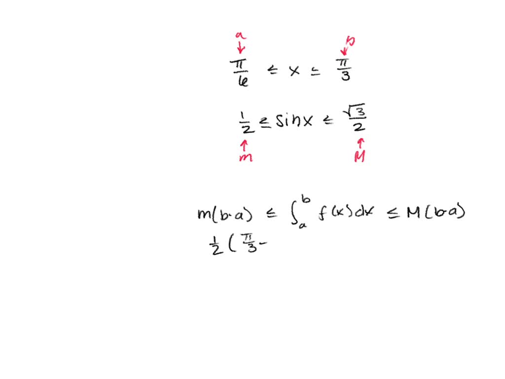 Use the properties of integrals to verify the inequality without evaluating the integrals. (π ...