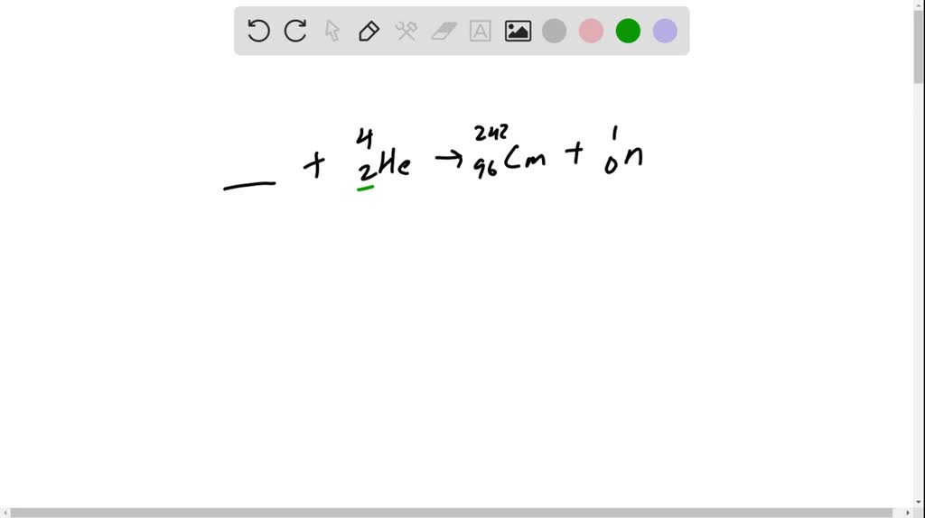 SOLVED:Curium was first synthesized by bombarding an element with alpha ...