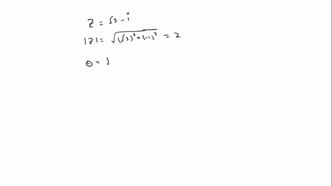⏩SOLVED:Write each complex number in trigonometric form, where r is… | Numerade