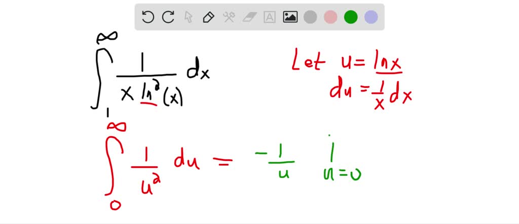 SOLVED:The given integral is improper both because the interval of integration is unbounded and ...
