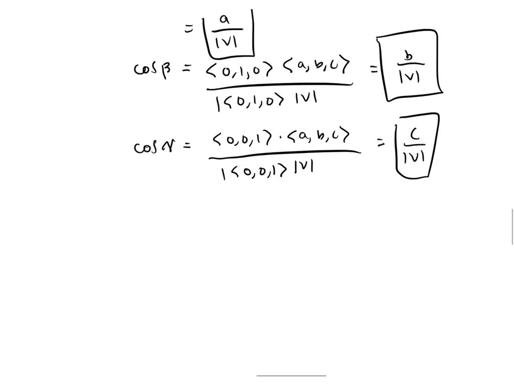 ⏩SOLVED:Direction angles and direction cosines The direction angles ...
