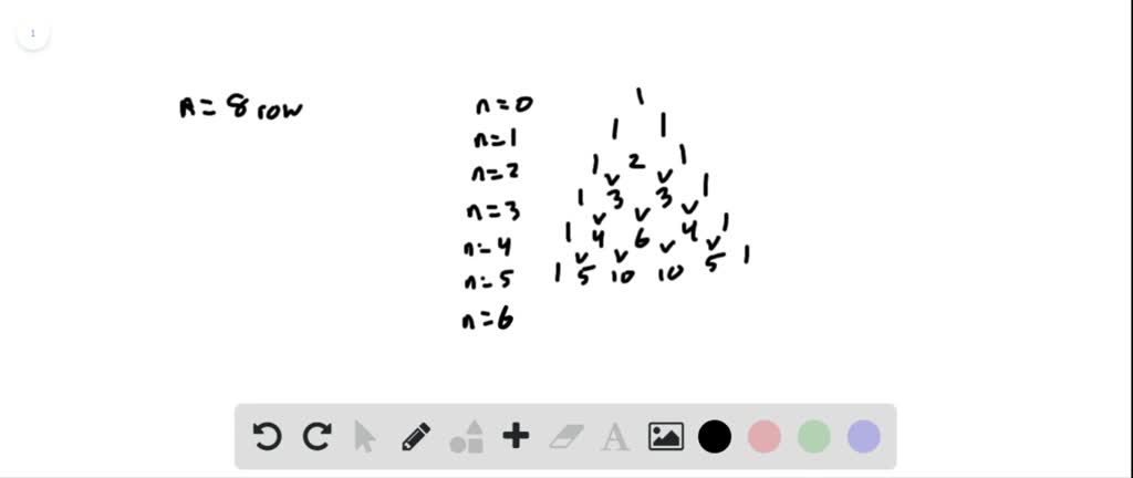 SOLVED:Write out the 10th row of Pascal's triangle.
