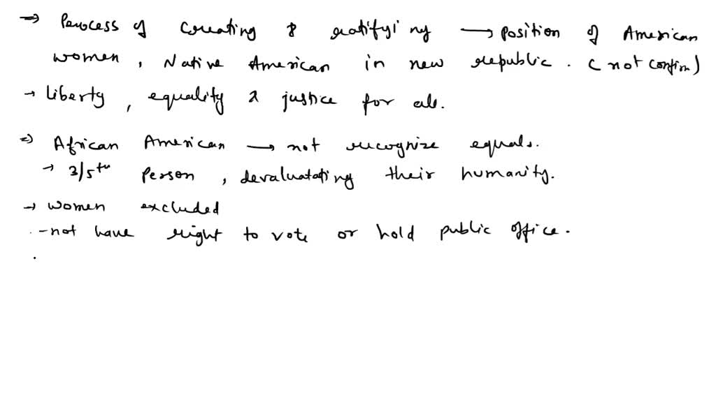 SOLVED:How did the process of creating and ratifying the Constitution ...