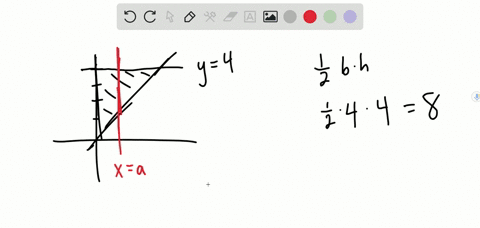 SOLVED:In Exercises 85 and 86, find a such that the line x=a divides ...