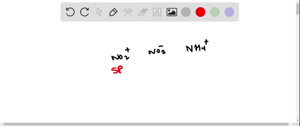 SOLVED:The hybridization of atomic orbitals of nitrogen in NO2^+, NO3 ...