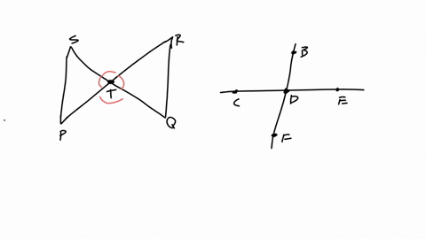SOLVED:For each figure at right, list the angles that you can name using only the vertex letter ...