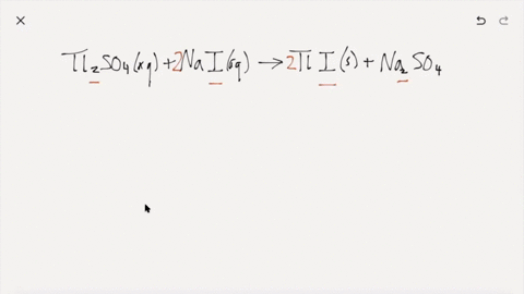 SOLVED:A pesticide contains thallium( I ) sulfate, T I2 S O4 ...
