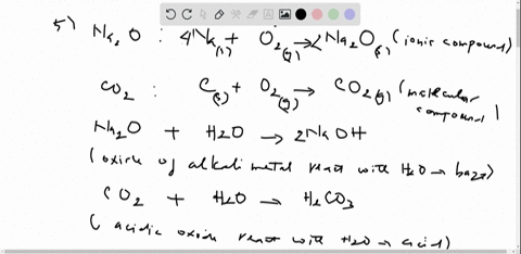 SOLVED:Give examples of two basic oxides. Write equations illustrating ...