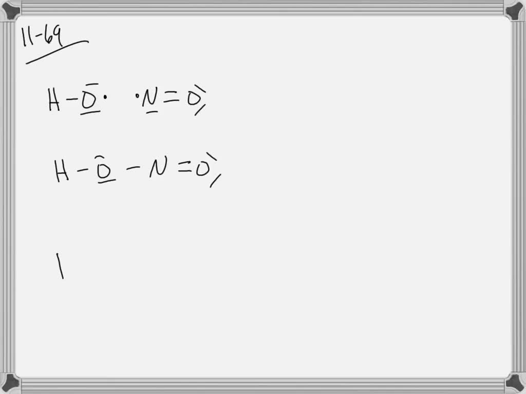 SOLVED:An elusive intermediate of atmospheric reactions of HONO may be ...