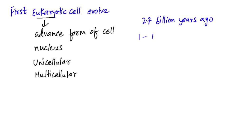 SOLVED:How did the first eukaryotic cells evolve, according to ...