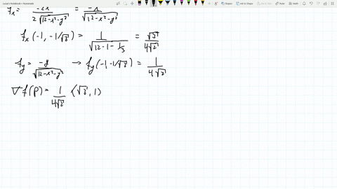 SOLVED:A function f and a point P are given. Let θcorrespond to the direction of the directional ...