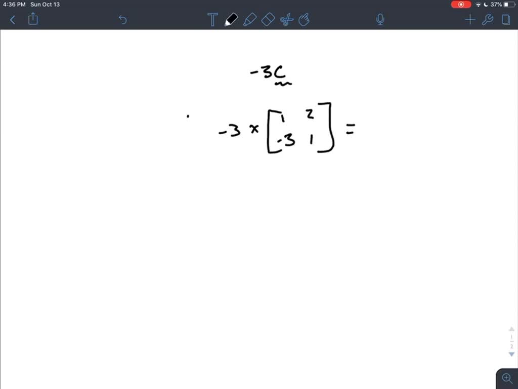 SOLVED:Use matrices A, B, C, and D . Find each product, sum, or difference. A=[ 3 4 6 -2 1 0 ] B ...