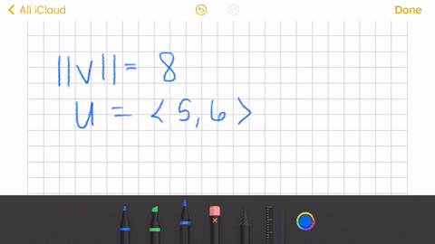 SOLVED: In Exercises 45-50, find the vector v with the given magnitude and the same direction as ...