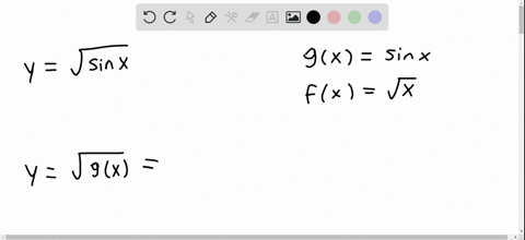 SOLVED:1-6= Write the composite function in the form f(g(x ...