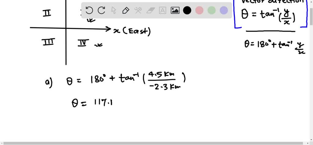 SOLVED:On the map, let the +x -axis point east and the +y -axis north ...