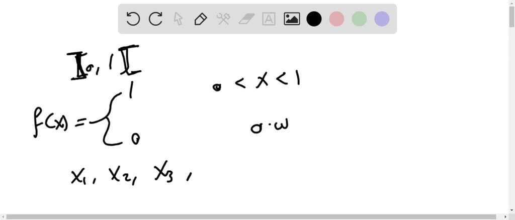 SOLVED:Suppose that X is uniformly distributed on the interval from 0 to 1 . Consider a random ...