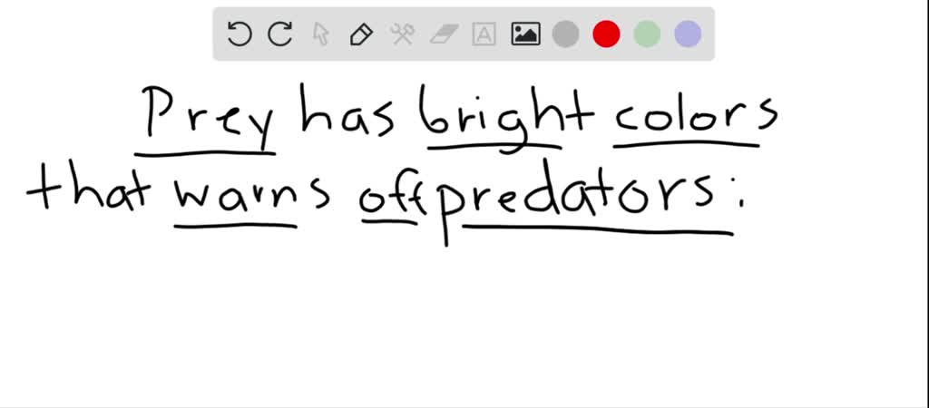 SOLVED:Bright coloration that warns predators of prey toxicity is ...