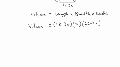 ⏩SOLVED:A shipping company is constructing an open box made by… | Numerade
