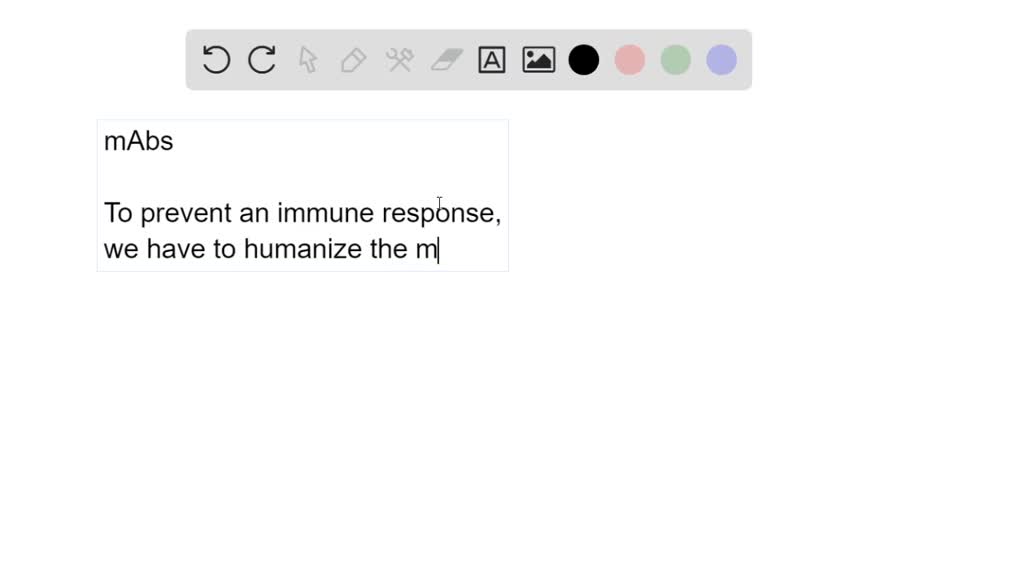 SOLVED:When using mAbs to treat disease in humans, the mAbs must first ...