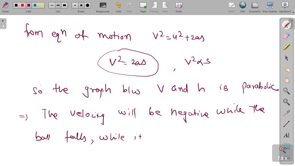 SOLVED:When a particle is dropped from rest relative to the surface of ...